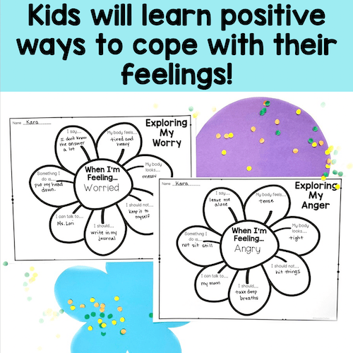 Feelings Worksheets And Foldable Activities