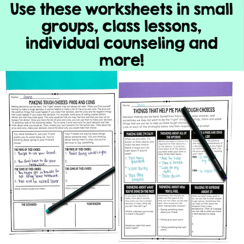 Self Control Chart & Activities To Help Kids With Blurting Out