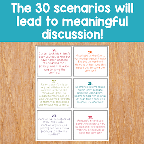 Conflict Resolution Role Play Activity