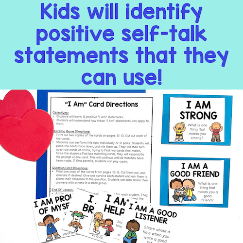 Self-Esteem Cut And Paste Activities For Kids