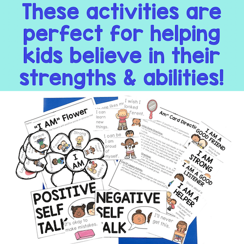 Self Esteem Worksheets For Elementary Kids