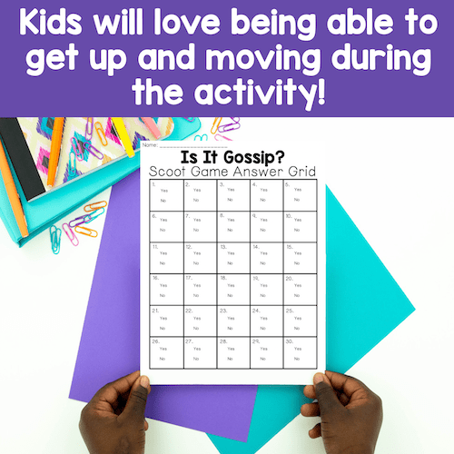Citizenship Scoot Game Activity For Kids
