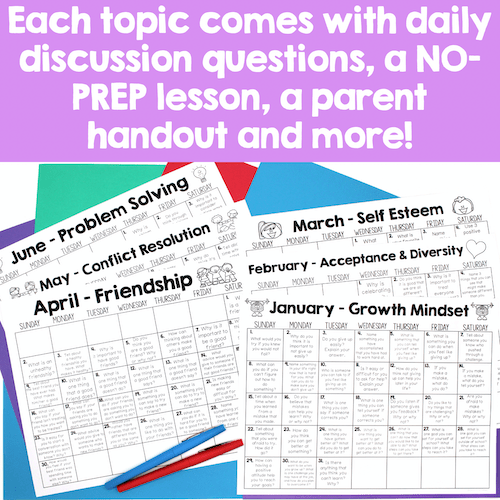 Social Emotional Learning Activities - Class Challenge Boards