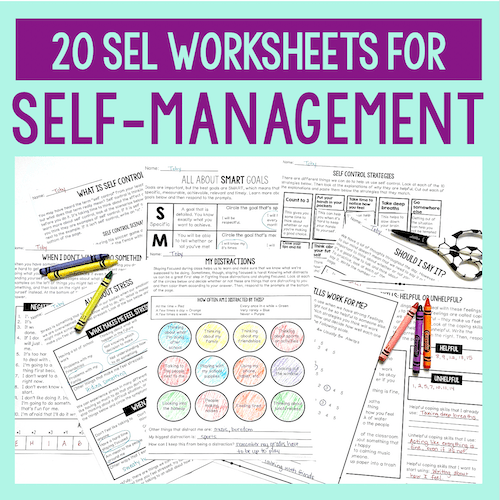Self Control Chart & Activities To Help Kids With Blurting Out