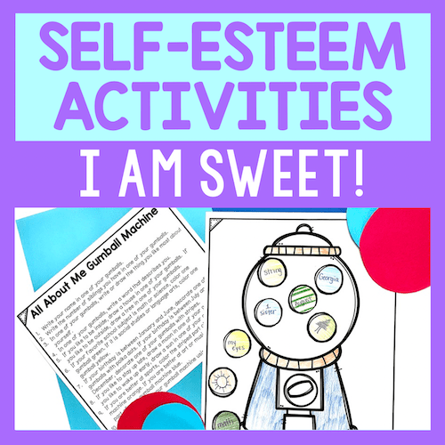 Self Esteem Worksheets For Elementary Kids