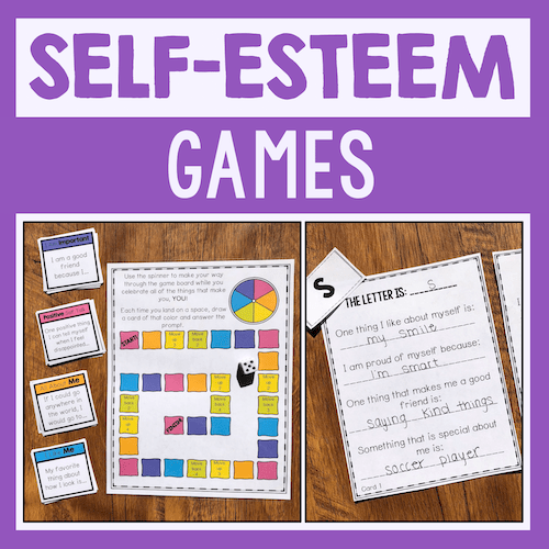 Self Esteem Worksheets For Elementary Kids