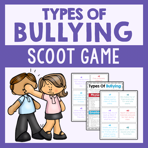 Types Of Bullying Google Slides Game
