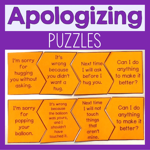 Apologizing Activities For Kids