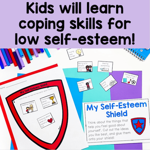 Self Esteem Worksheets For Elementary Kids