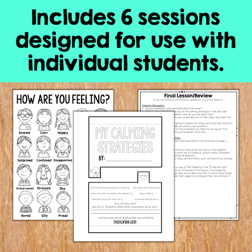 Individual Counseling Lessons For Worry and Anxiety
