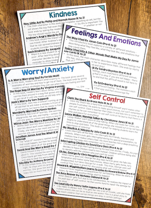 School Counseling Books For October