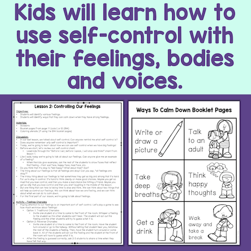 Worry And Anxiety Group Counseling Plan For Grades K-2
