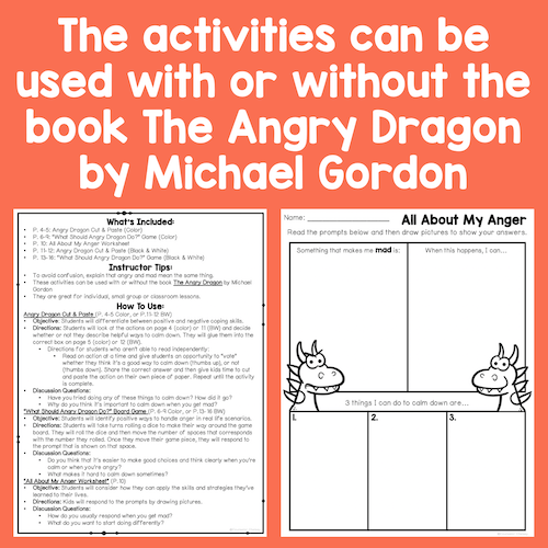 Anger Management Worksheets For Kids