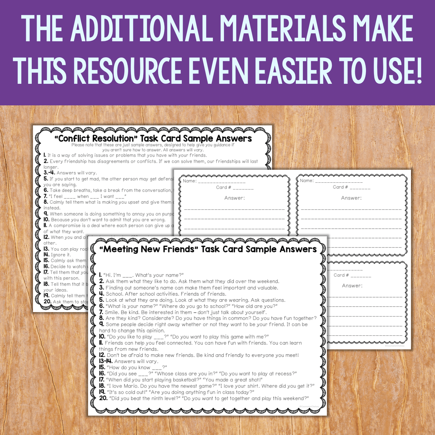 Empathy Discussion Cards For Kids