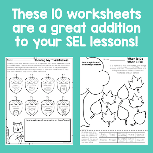 Relationship Skills SEL Worksheets For Kids