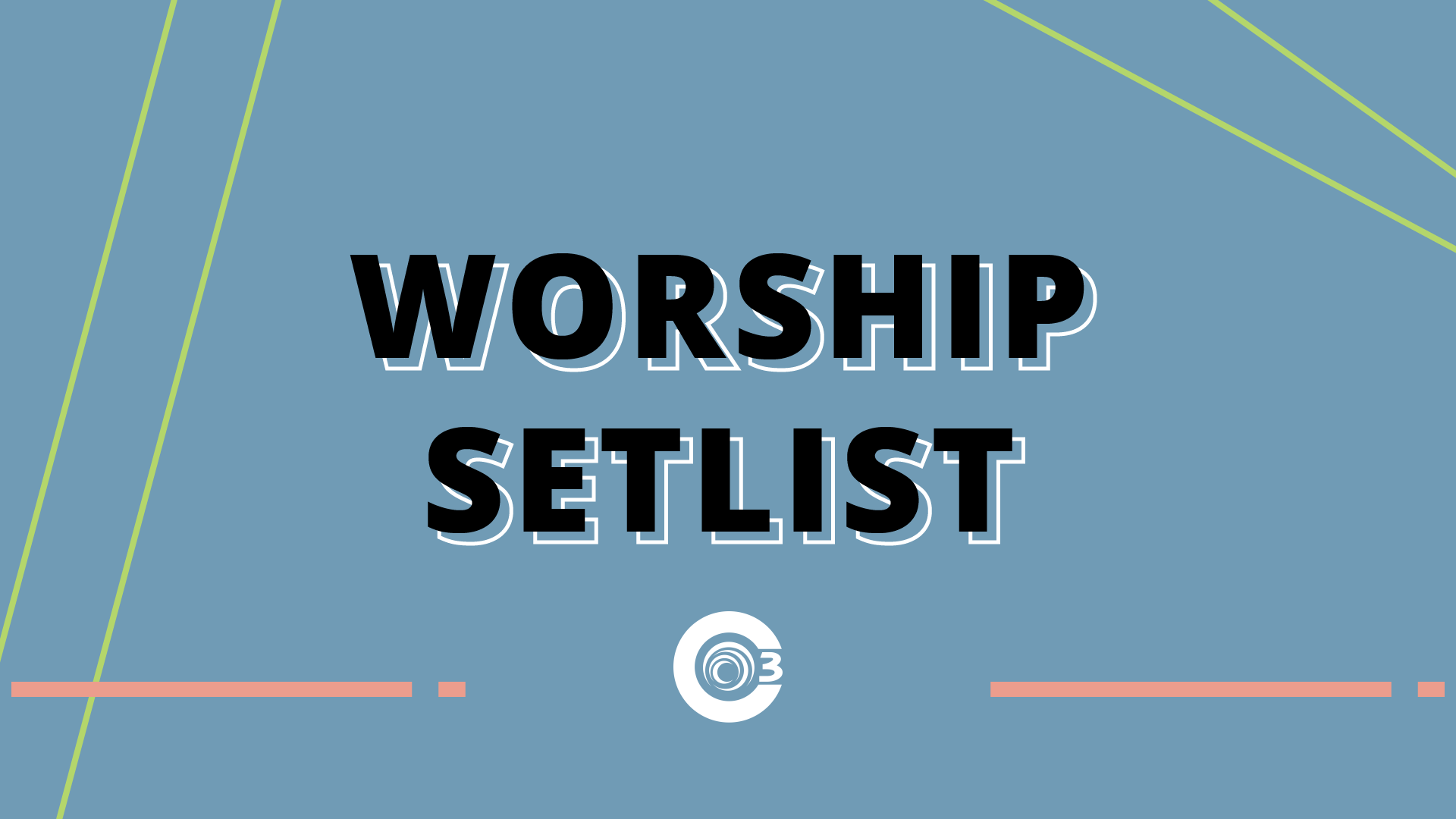 Worship Set list — Carterville Christian Church