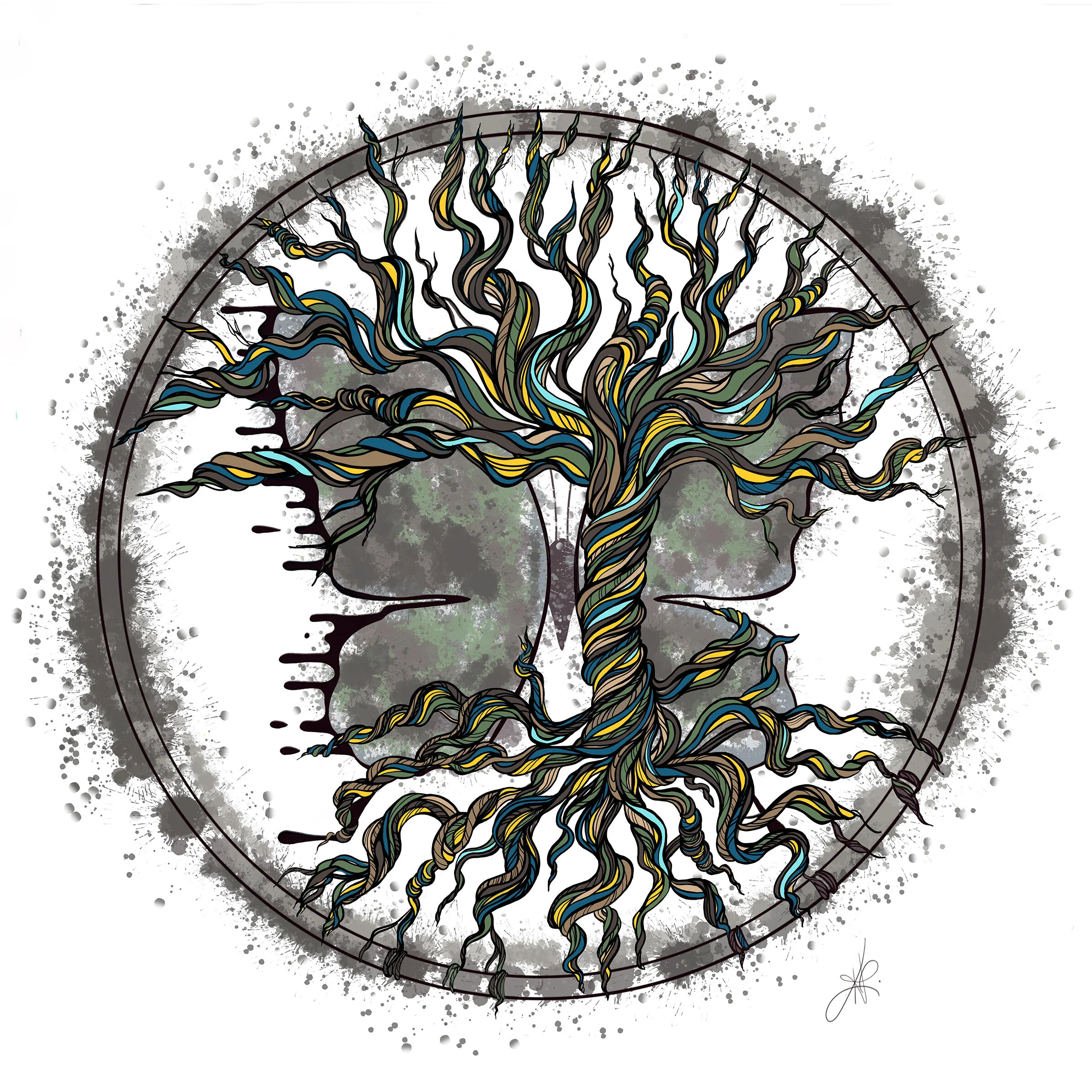 Twisted Tree Drawing