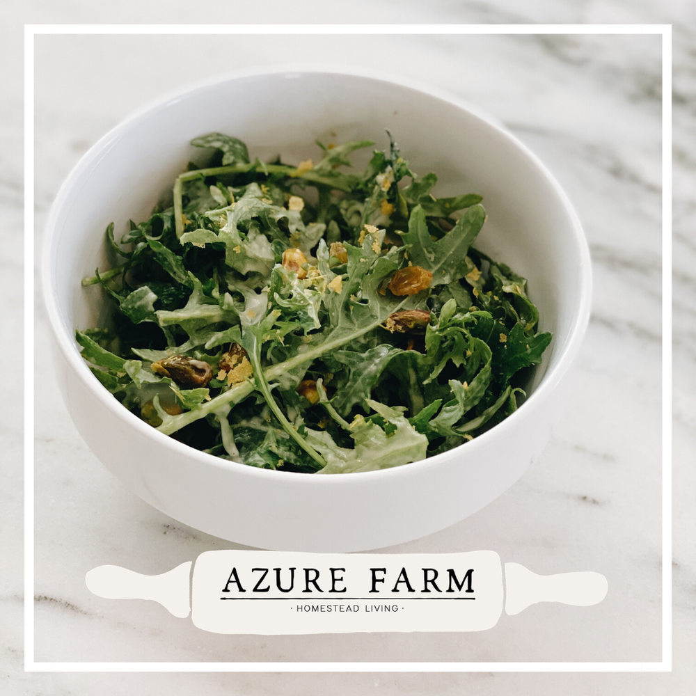 Creamy Kale Salad Dressing (Quick Recipe