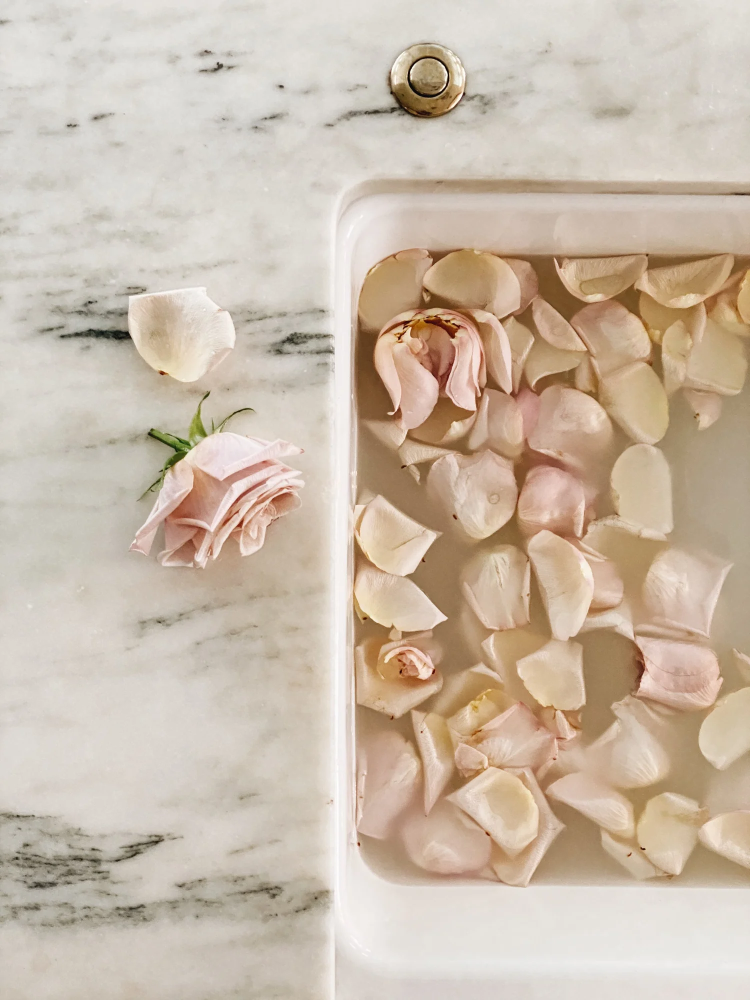 Natural Rose Milk Bath for Babys