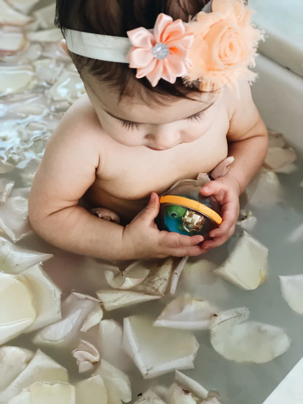Natural Rose Milk Bath for Babys