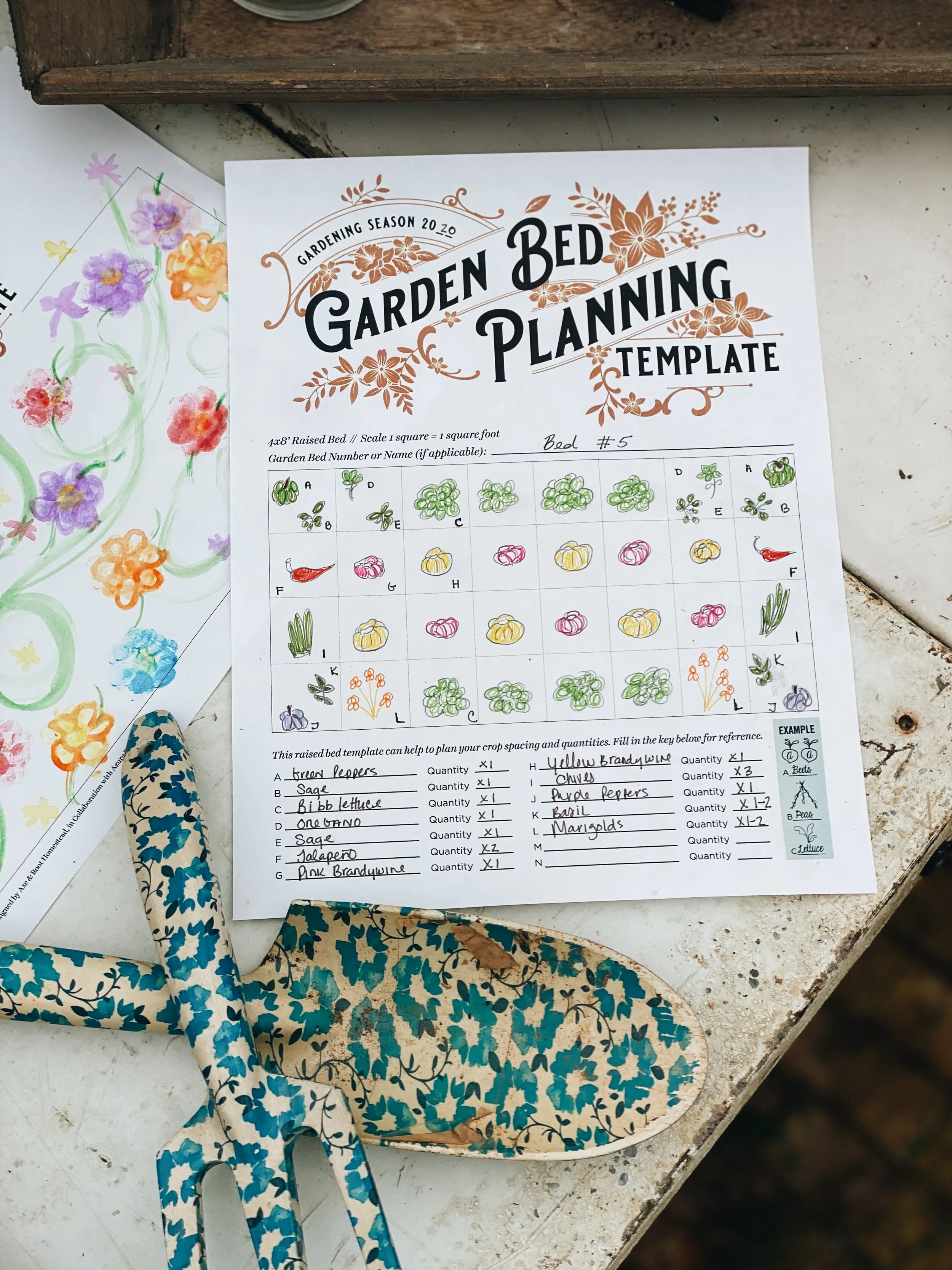 A Free Garden Planning Template to Create the Perfect Garden - Azure Farm