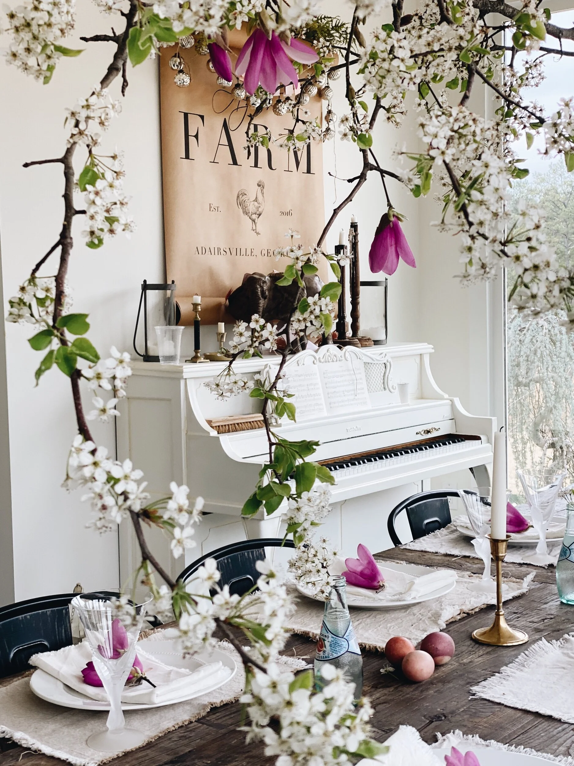 Spring Table Decor