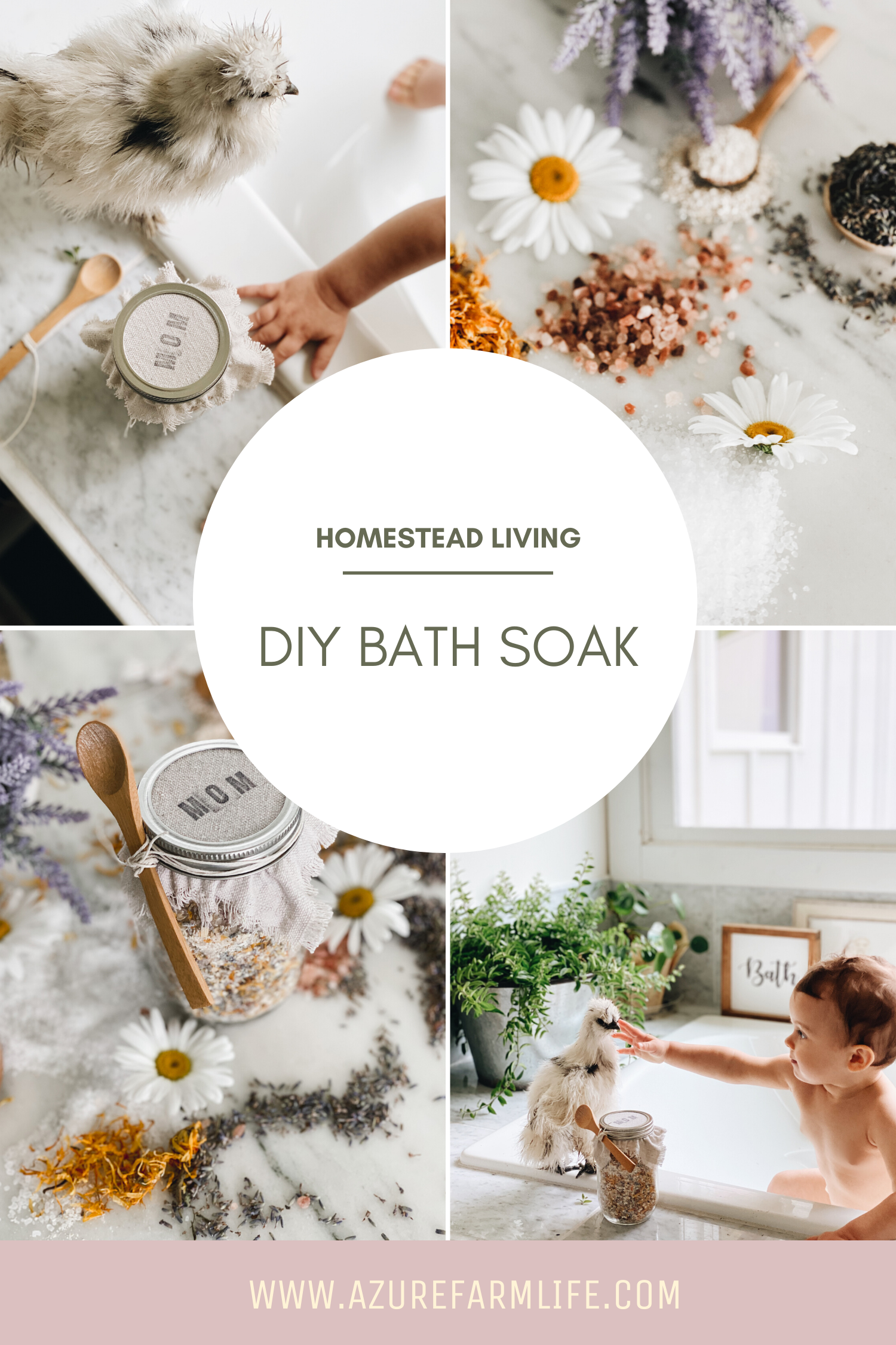 Make Your Own Natural Diy Bath Soak - Azure Farm