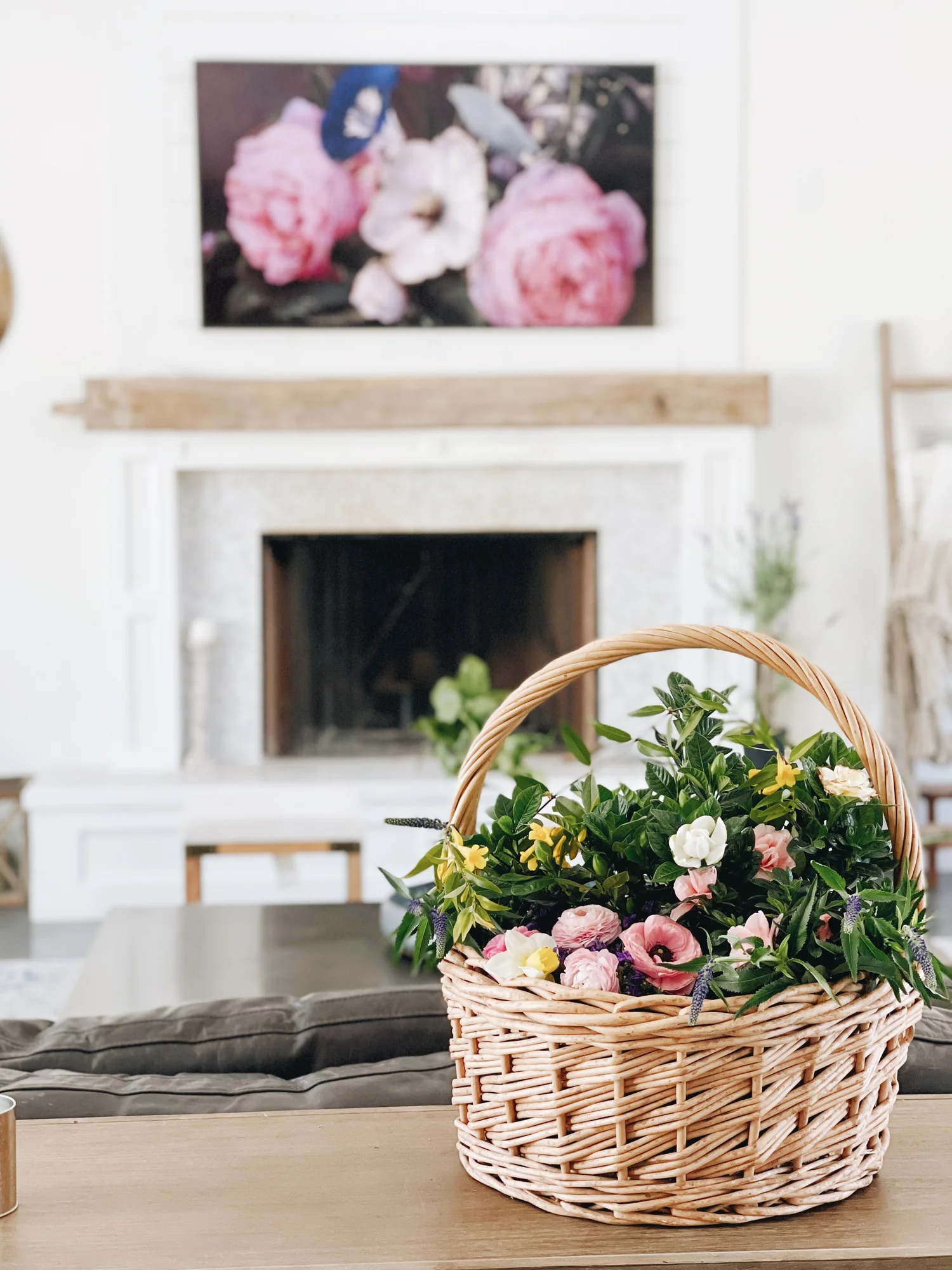 Spring Flower Basket DIY