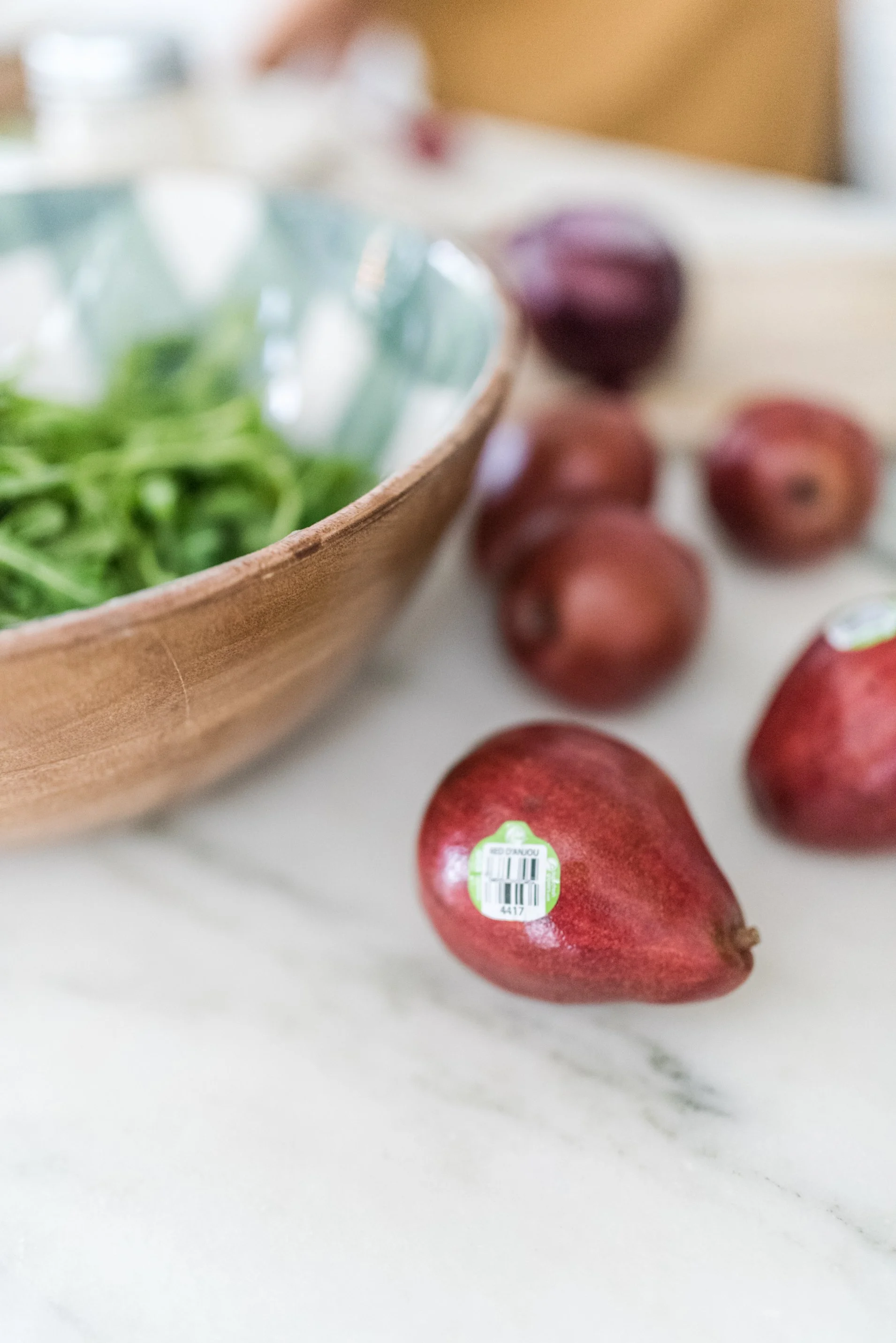Anjou Pear Salad With Balsamic Vinaigrette - Azure Farm