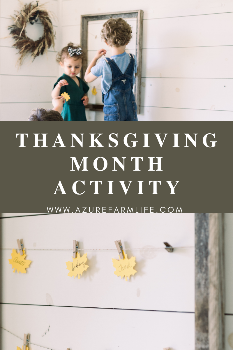 Leaves Of Thanks: Thanksgiving Activity for Entire Family