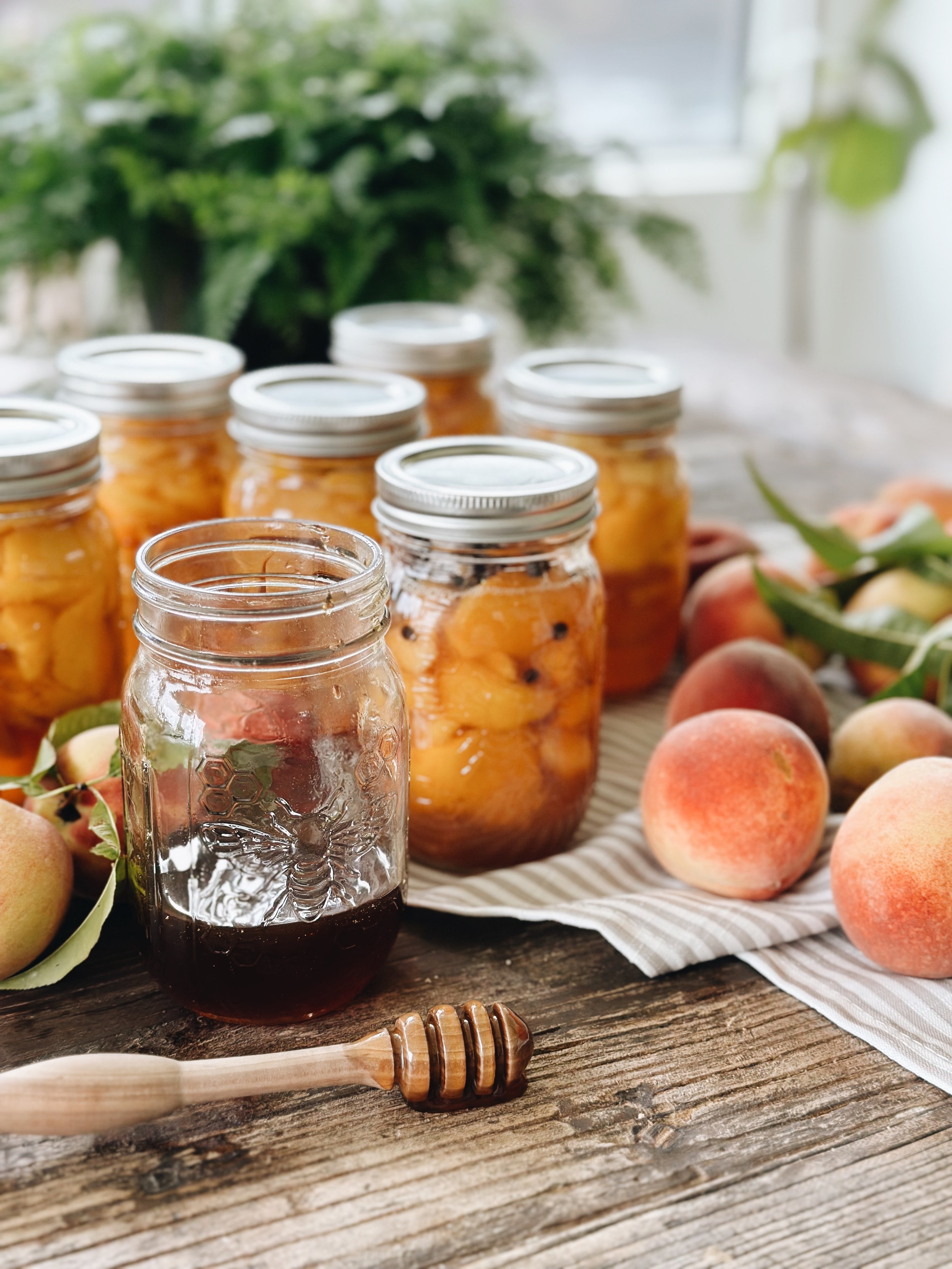 A Honey-spiced Peaches Canning Recipe - Azure Farm