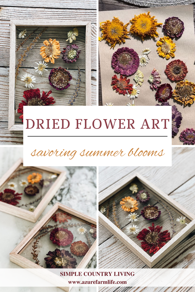 A DIY Summer Activity Making Gorgeous Dried Flower Art