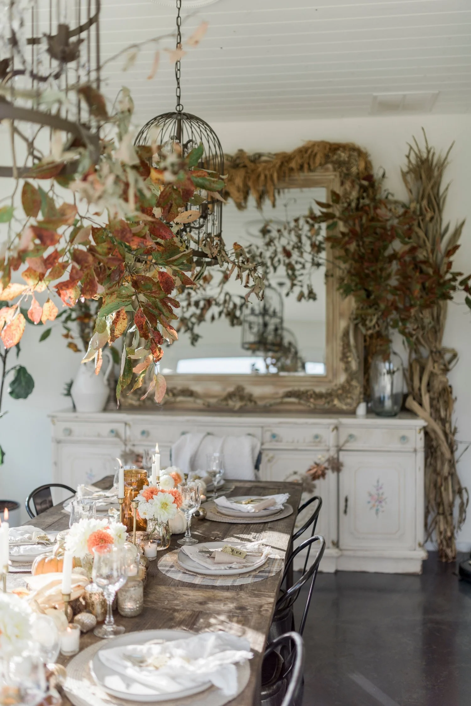 Thanksgiving Table Decorating Ideas Using Natural Foraged Items
