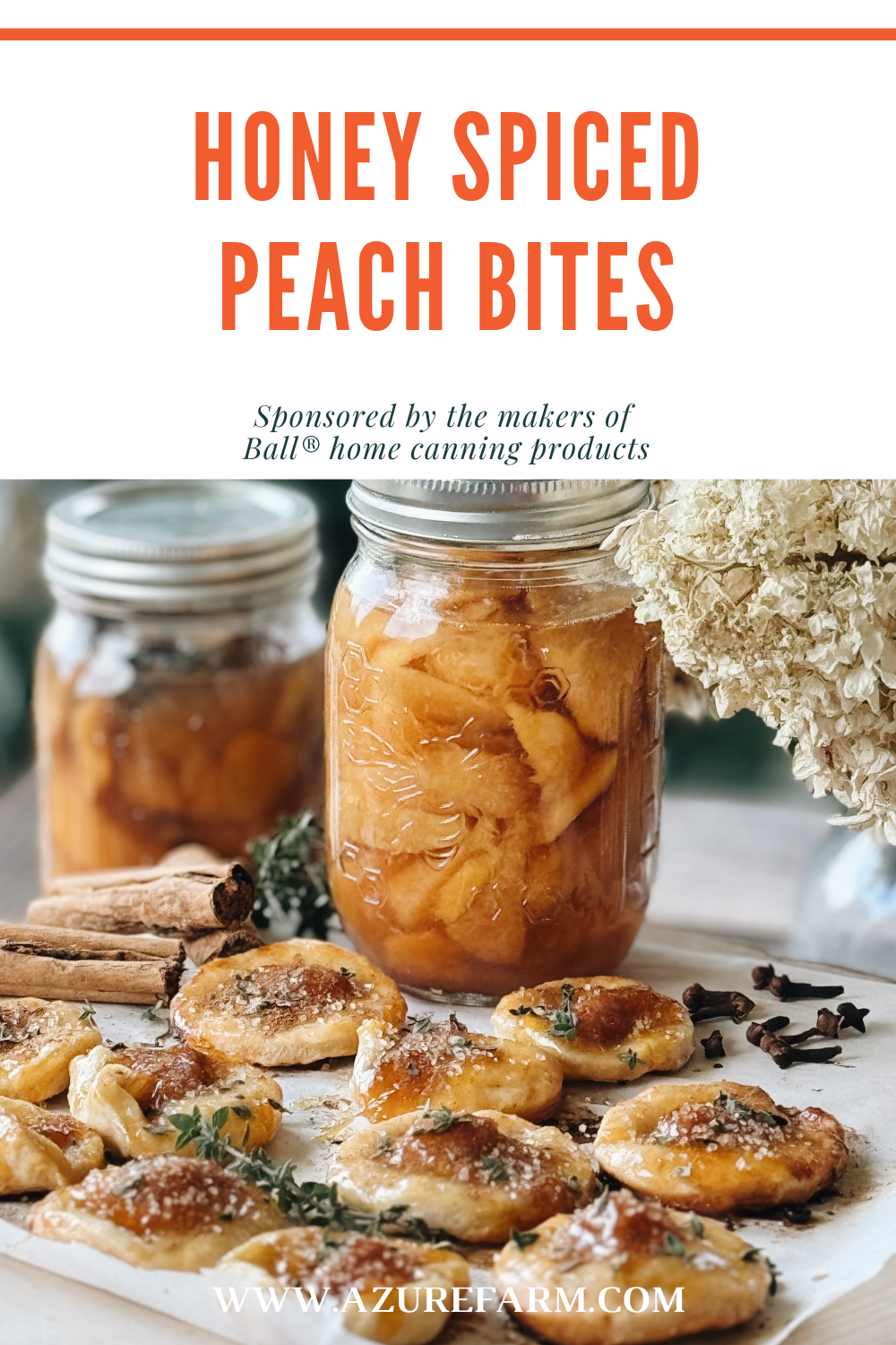 Honey-Spiced Peach Bites - The Most Delicious Appetizers! - Azure Farm