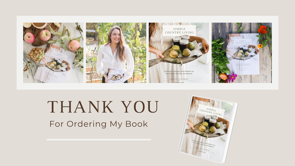 Thank You For Ordering My Book