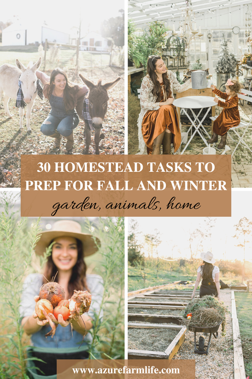30 Tasks To Help You Prepare For Fall And Winter On The Farm - Azure Farm