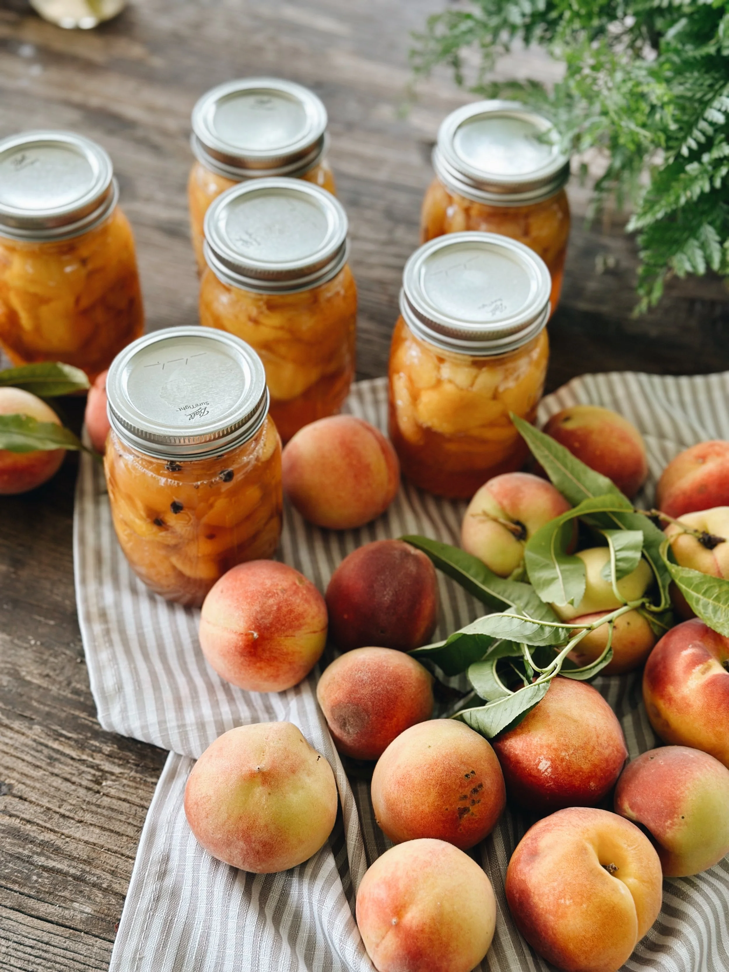 A Honey-spiced Peaches Canning Recipe - Azure Farm