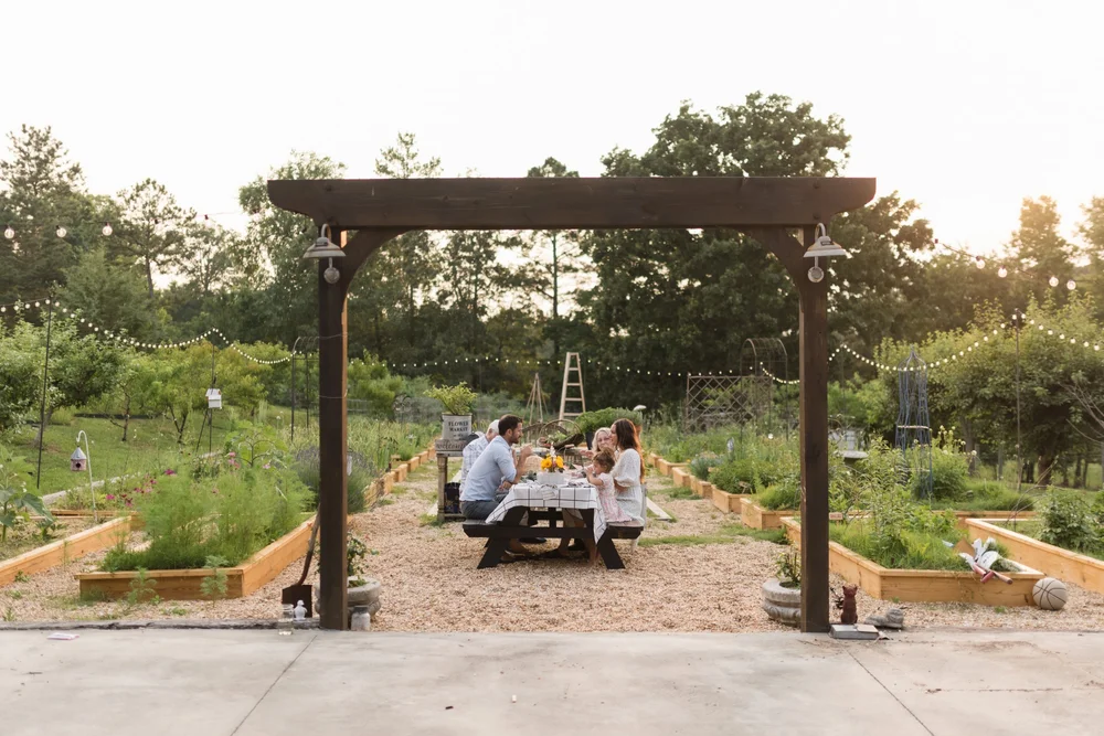 An End-of-Summer Garden Dinner With A Sweet Watermelon Salad