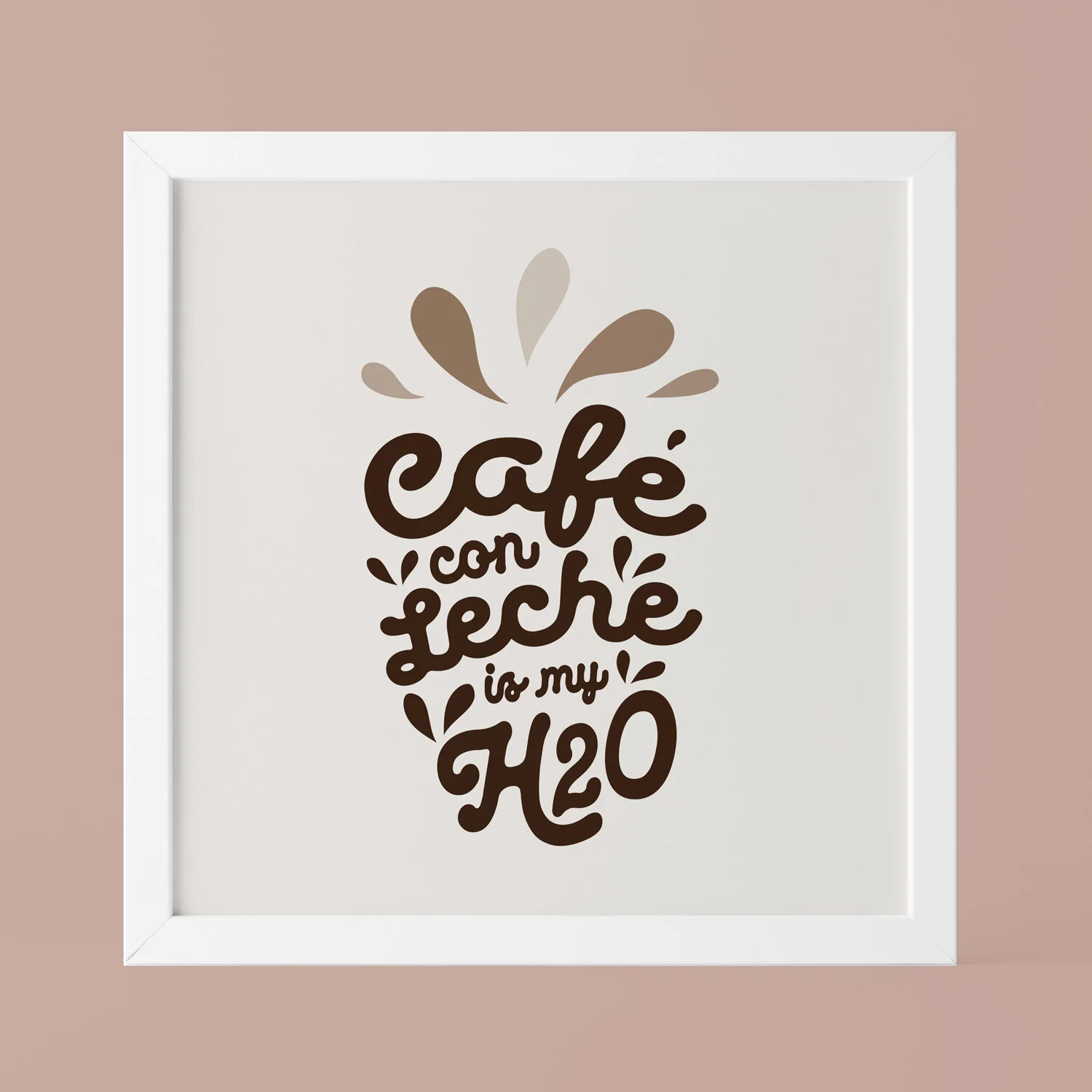 Cafe Con Leche Art Print — Chingona Vida