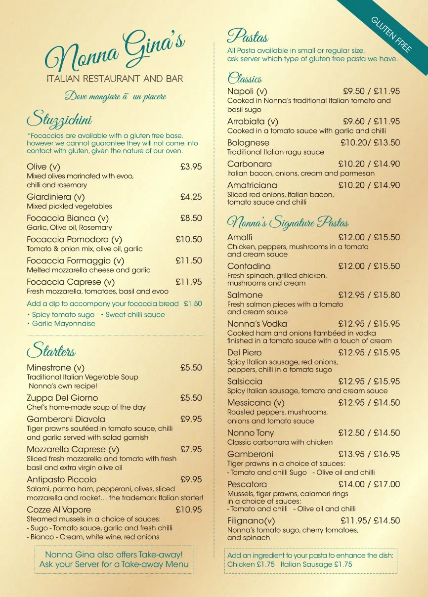 Nonna Gina's Nonna Gina's Italian Restaurant