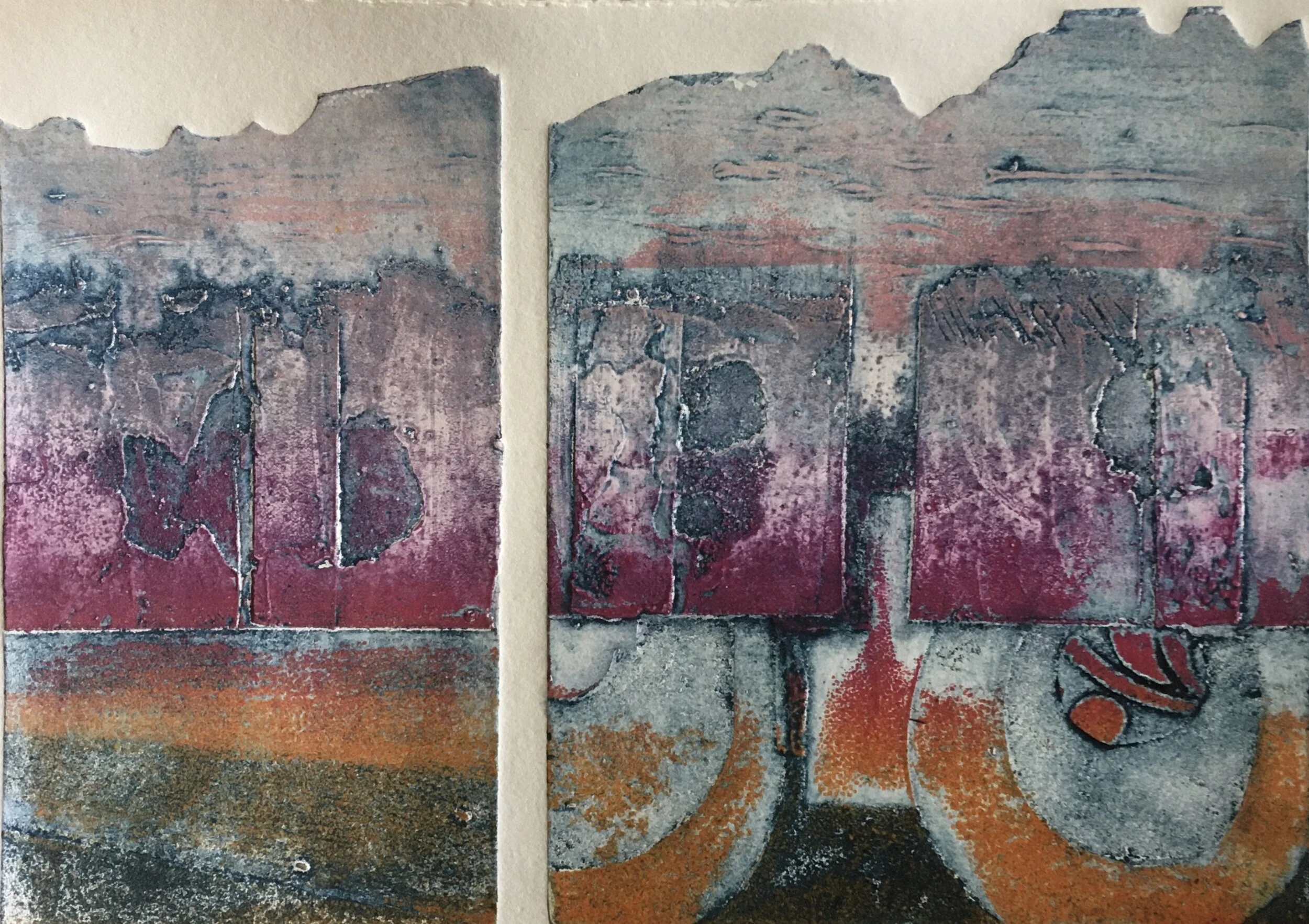 Live Collagraph Printmaking Demonstrations — Carol Nunan