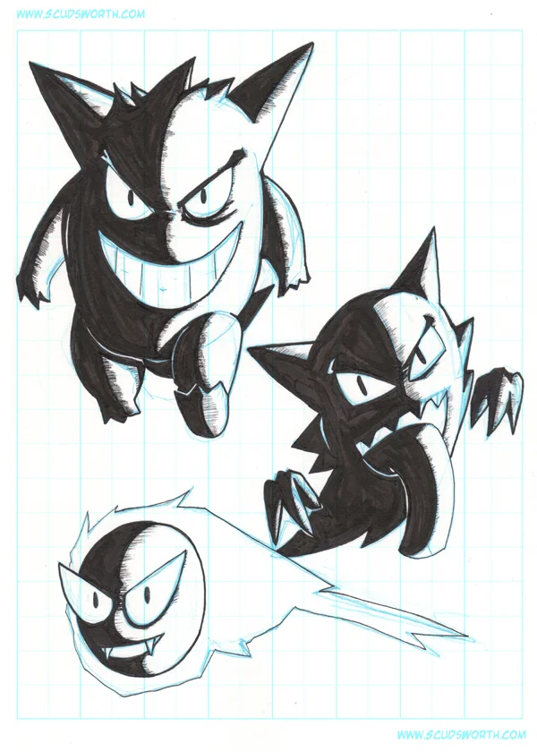 Haunter Pokemon Drawing