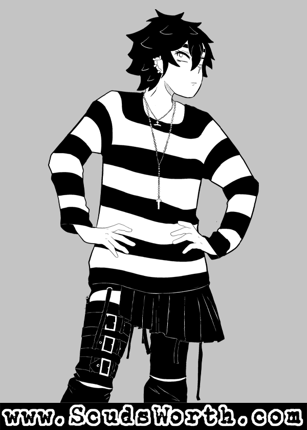 Anime Art - Drop Test - 2 — ScudsWorth Productions