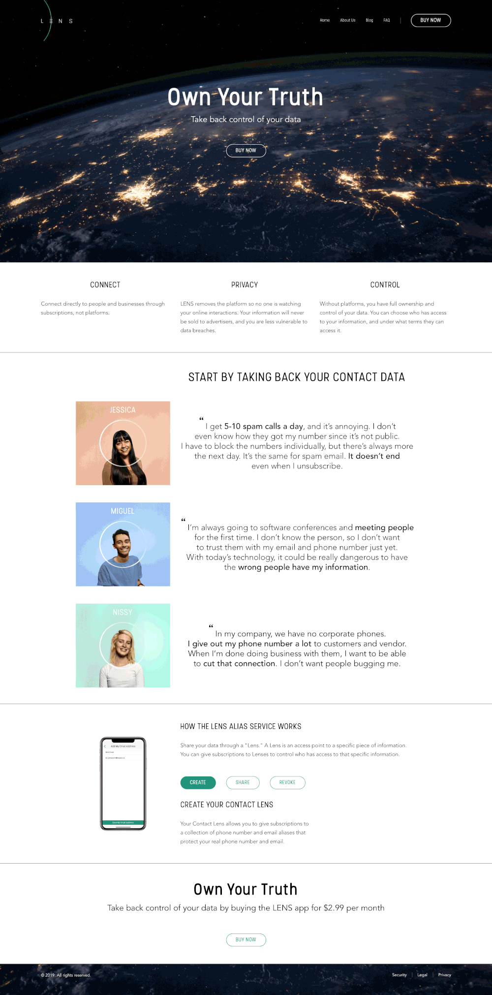 Lens Website v2 — Arianne Quiñanola Design