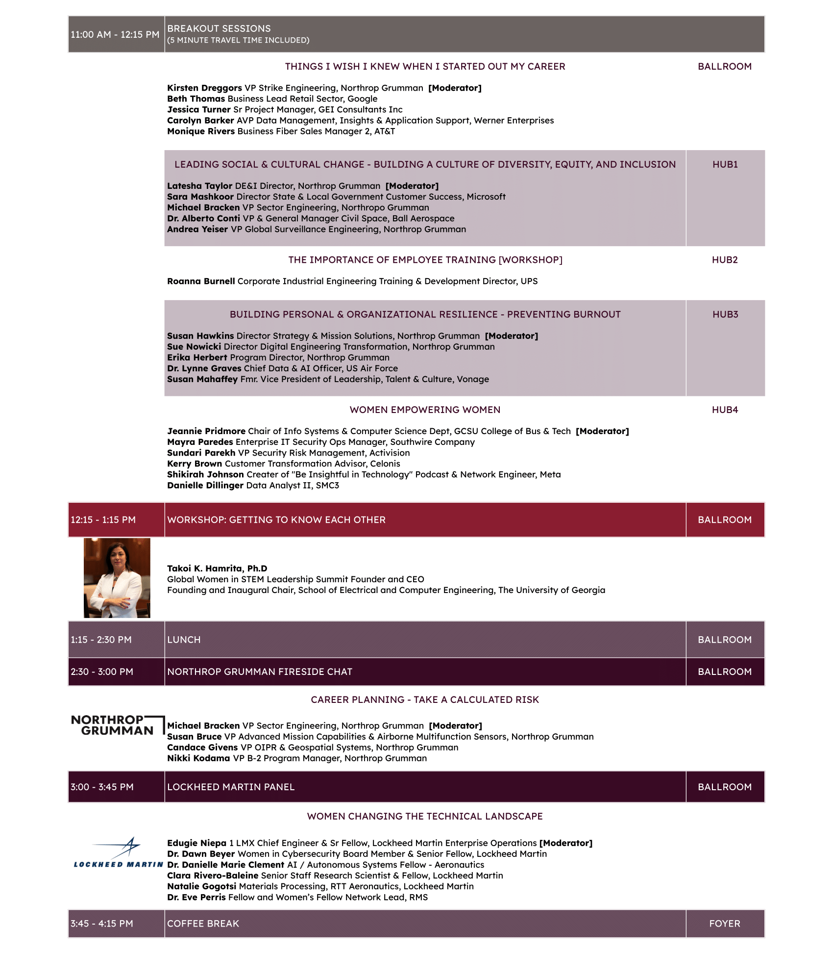 2023 Program — The Global Women in STEM Leadership Summit