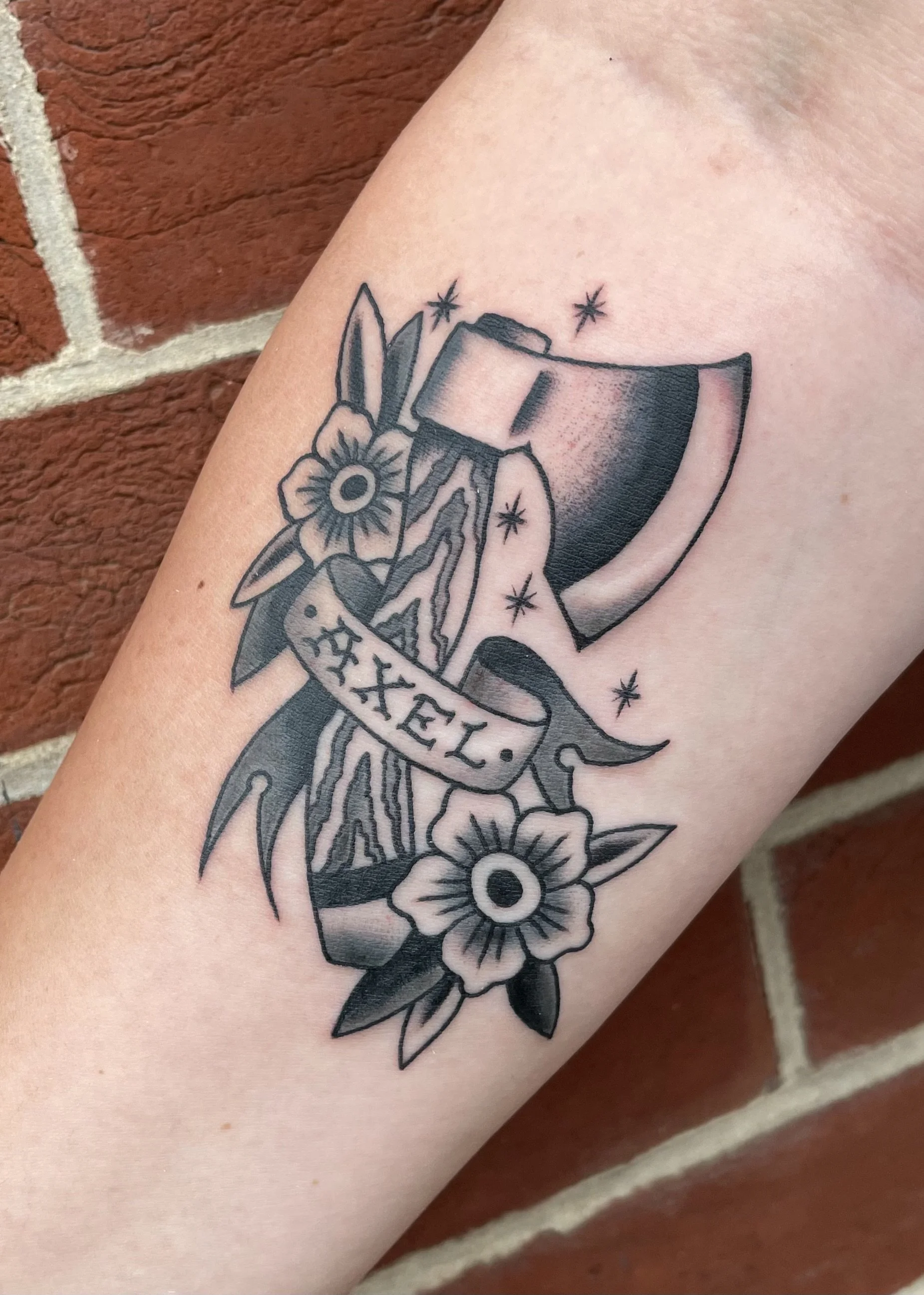 Traditional Hatchet Tattoos