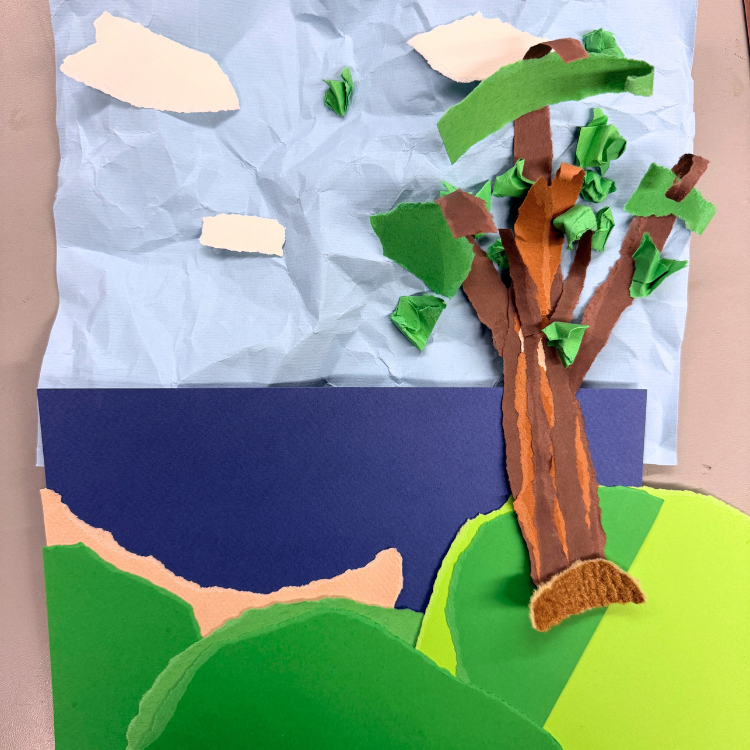 The Unexpected Stress Relief of Ripping Paper- An Art Therapist's Tip