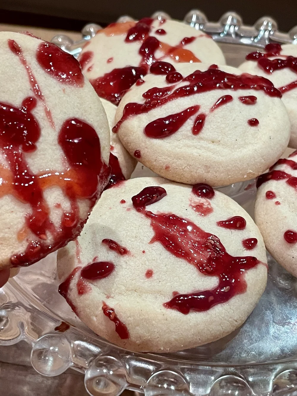Halloween Blood Splatter Shortbread Cookies (+ Gluten Free Option ...
