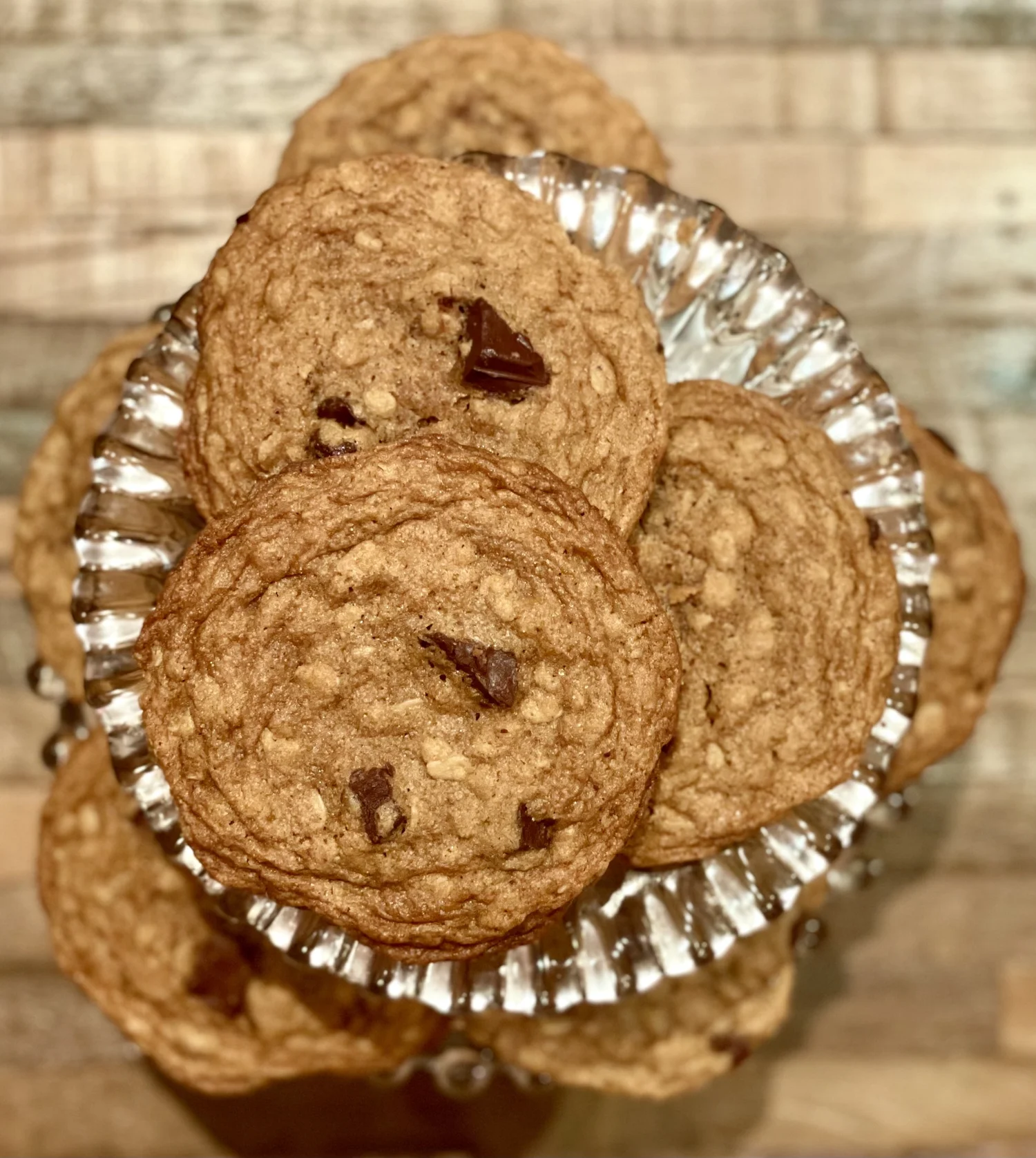 Vegan Dark Chocolate Oatmeal Molasses Cookies (+ Gluten Free Option ...