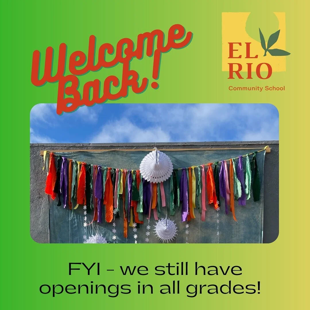 Jobs — El Rio Community School